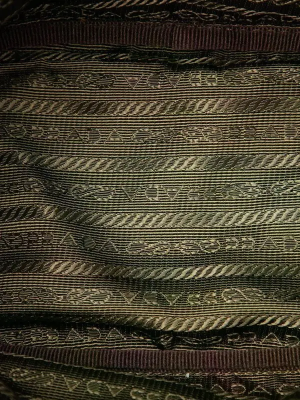 Prada 2000-2013 Tessuto Geometric Print Drawstring Pouch