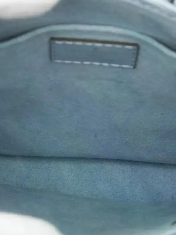 LOUIS VUITTON Epi Petit Sac Plat Satchel - Blue