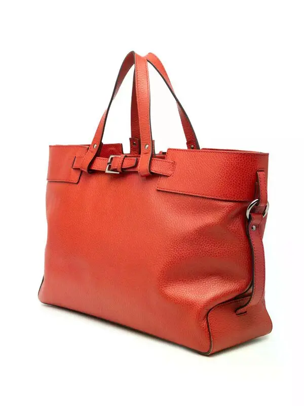Gucci Calfskin Buckle Satchel