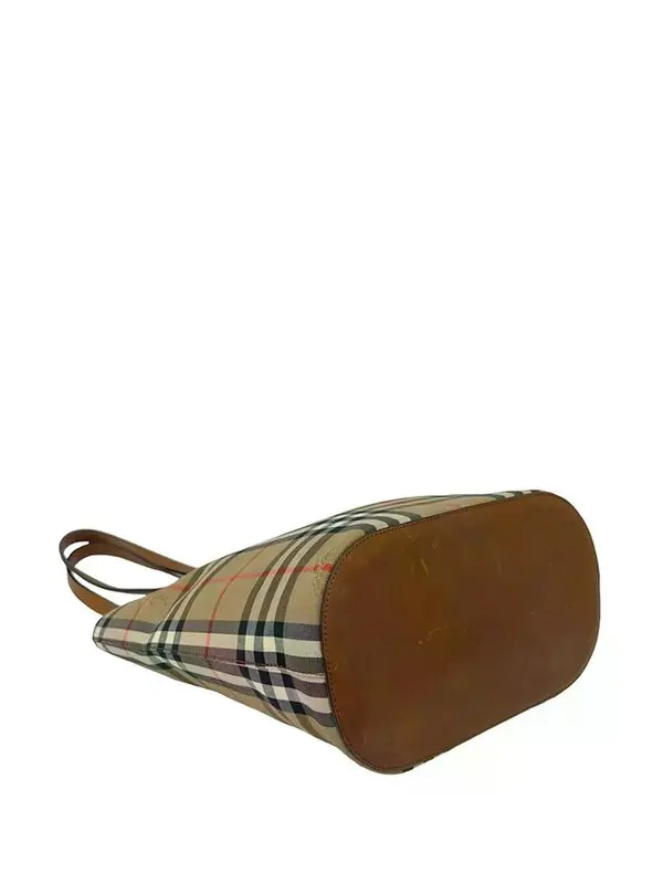Burberry Haymarket Check Canvas Tote Bag