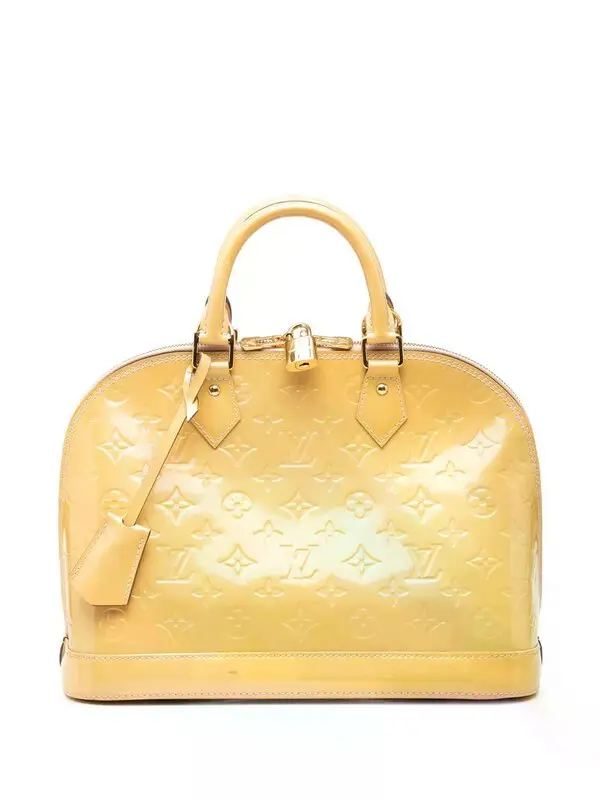 LOUIS VUITTON Monogram Vernis Alma Pm Handbag