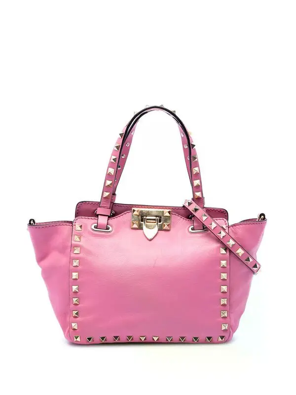 Valentino Garavani Mini Rockstud Trapeze Satchel