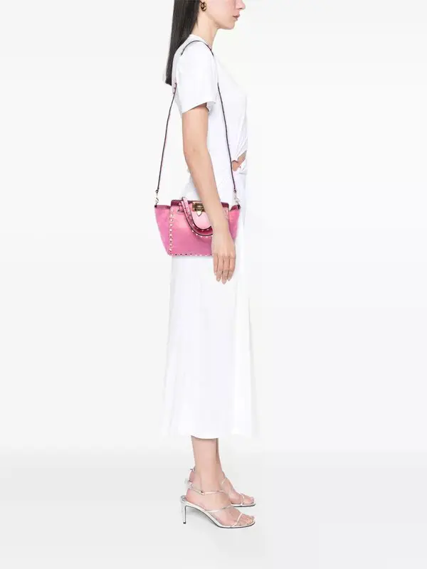 Valentino Garavani Mini Rockstud Trapeze Satchel
