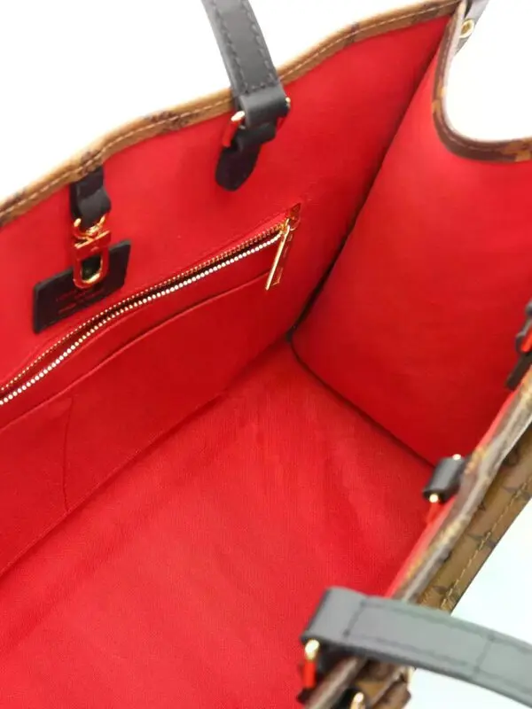 LOUIS VUITTON Giant Monogram Reverse Onthego Mm Satchel - Brown