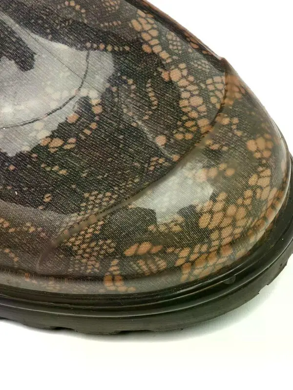 Valentino Garavani Lace Print Pull-on Boots