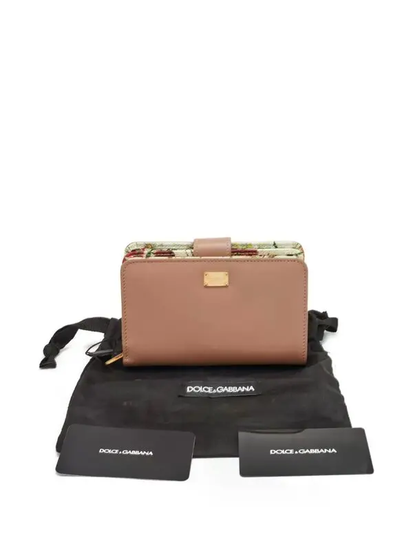 Dolce & Gabbana Logo-plaque Zip-around Wallet