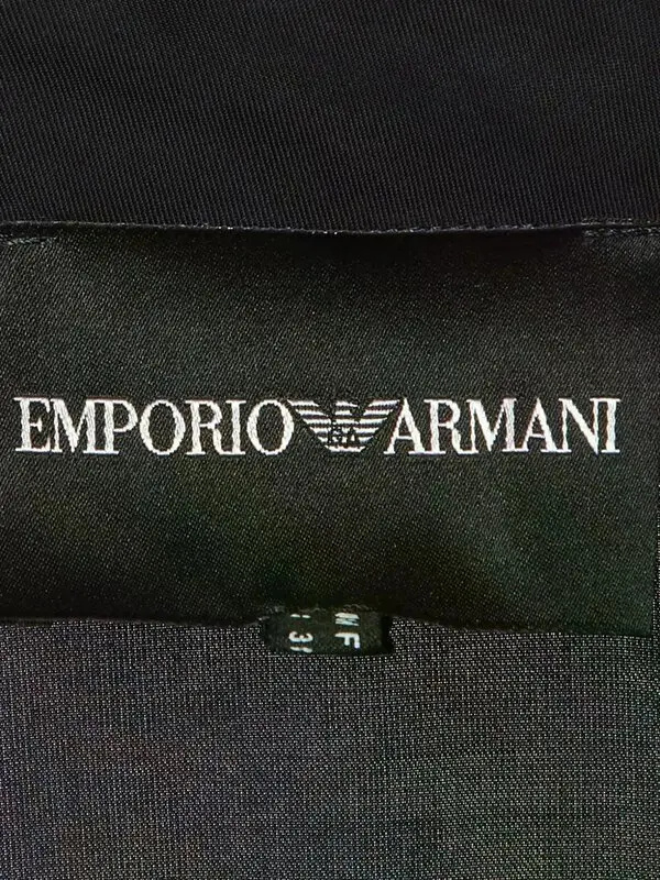 Emporio Armani Sateen Blouse With Three-quarter Sleeves