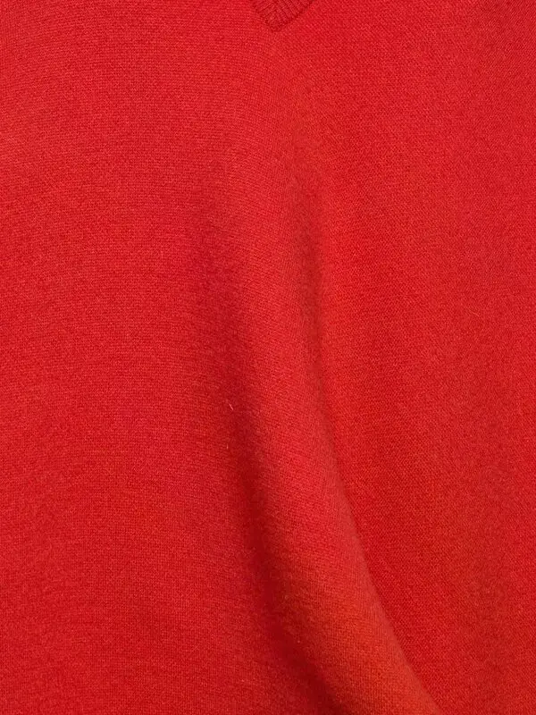 Loewe Knitted Draped V-neck Mini Dress