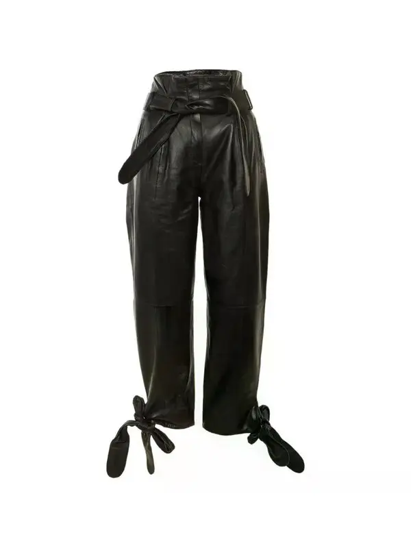Attico Tie-detail Paperbag Trousers