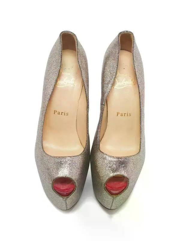 CHRISTIAN LOUBOUTIN Highness Glitter Pumps