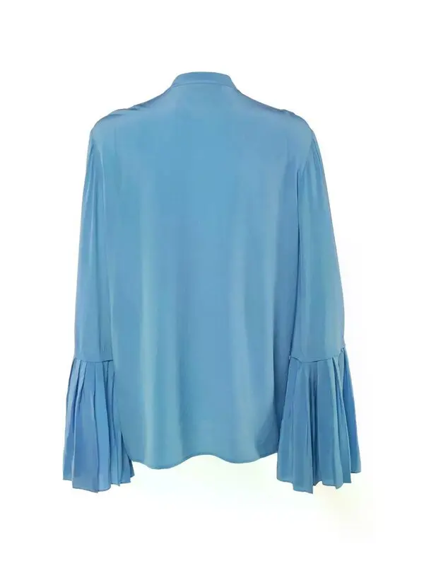 Stella McCartney Silk Flared Sleeve Top
