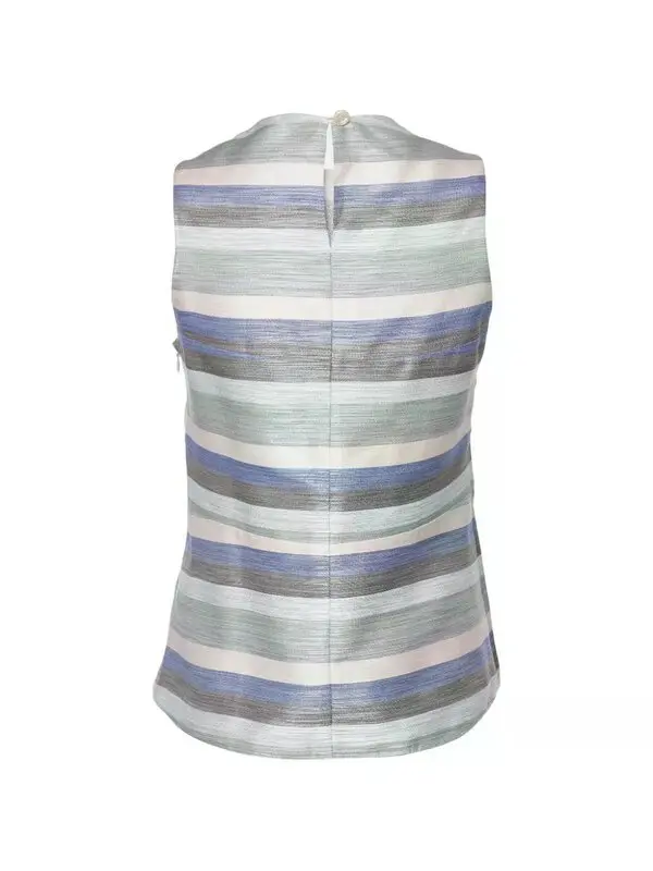 Emporio Armani Striped Sleeveless Top