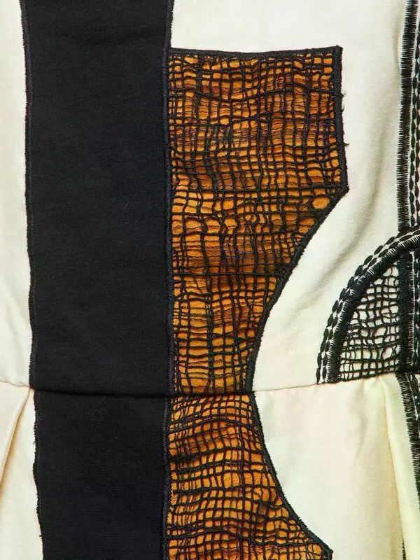 Oscar De La Renta Sleeveless Embroidered Dress