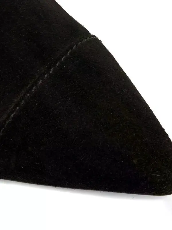 Carolina Herrera Logo-embossed Pointed-toe Ankle Boots