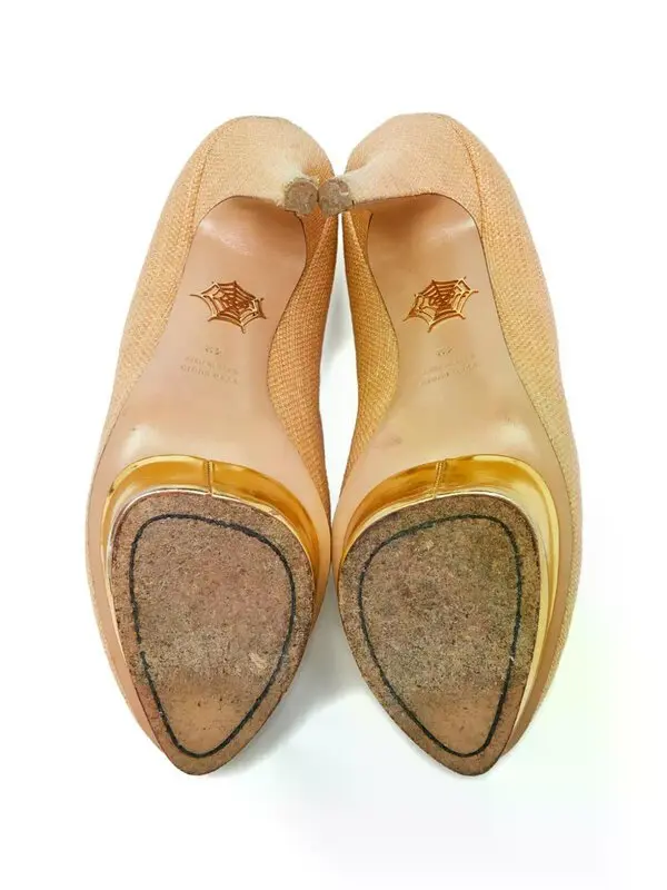 CHARLOTTE OLYMPIA Dolly Raffia Pumps