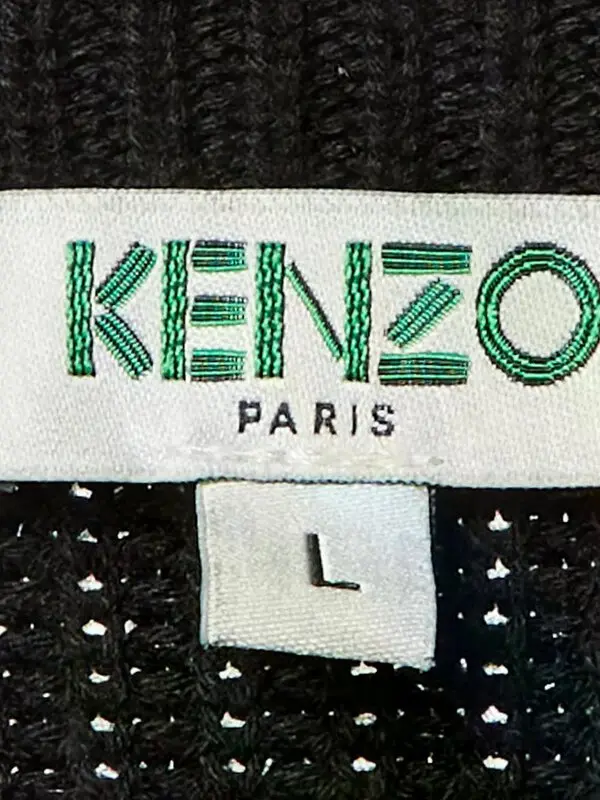 Kenzo Logo Intarsia Sweater