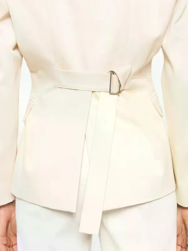 Patrizia Pepe Belted Single-breasted Jacket