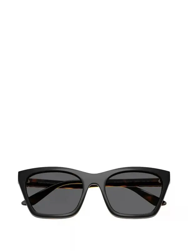 Emporio Armani Tortoiseshell-effect Rectangle-frame Sunglasses