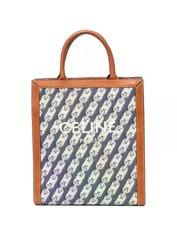 Celine Small Vertical Cabas Tote Bag - Blue