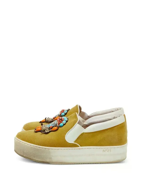 N°21 Embellished Platform Sneakers