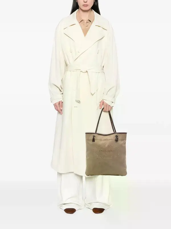 Prada Canapa Logo Tote Bag