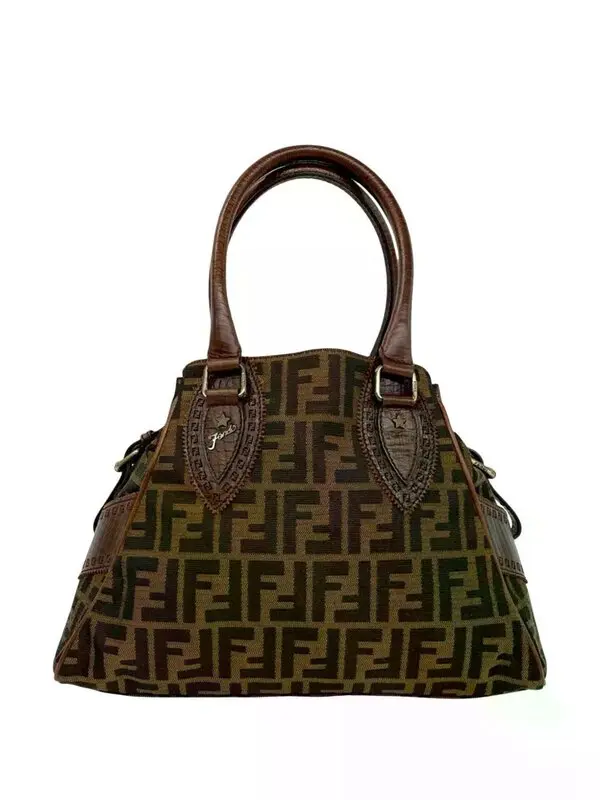 Fendi Zucca Canvas Etniko Handbag