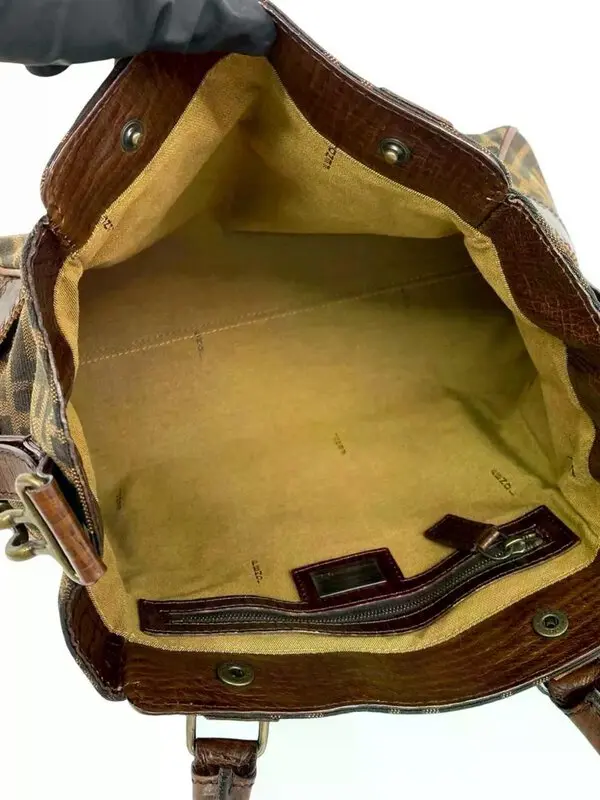 Fendi Zucca Canvas Etniko Handbag