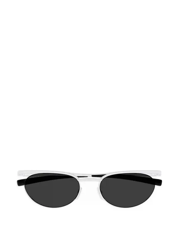 Saint Laurent Oval-frame Sunglasses - Silver