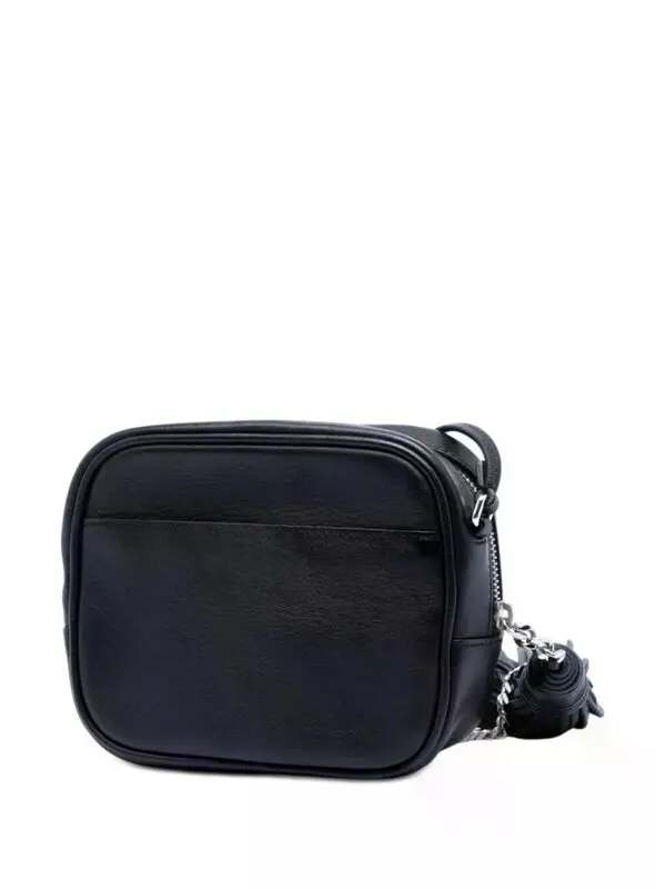 Saint Laurent Nappa Leather Embroidered Camera Bag - Black