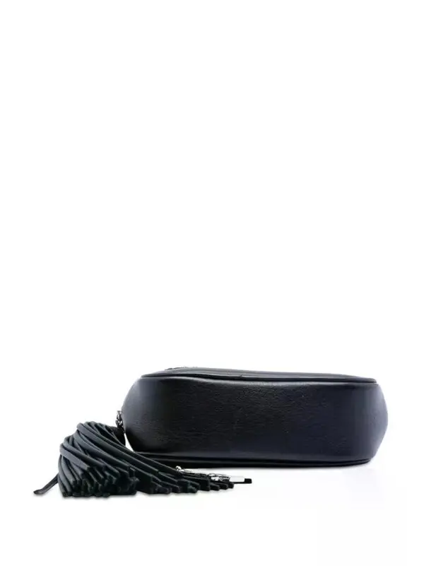 Saint Laurent Nappa Leather Embroidered Camera Bag - Black