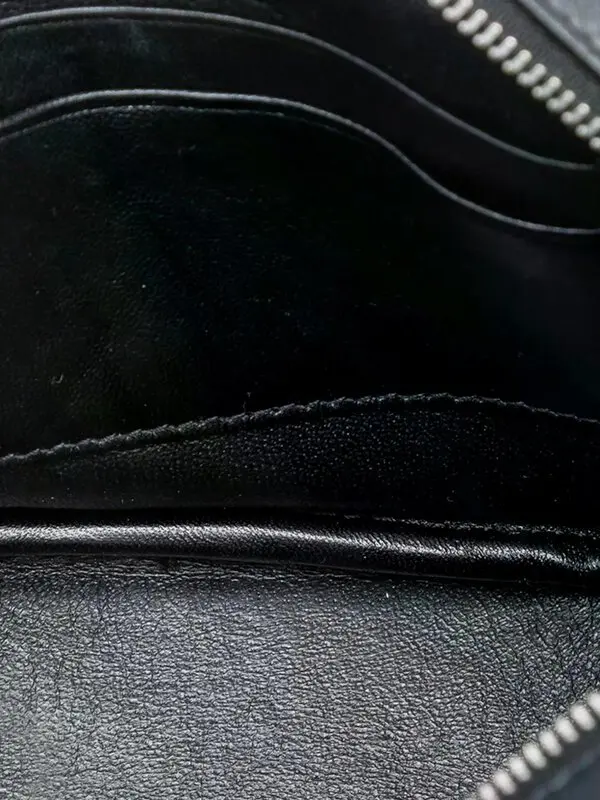 Saint Laurent Nappa Leather Embroidered Camera Bag - Black