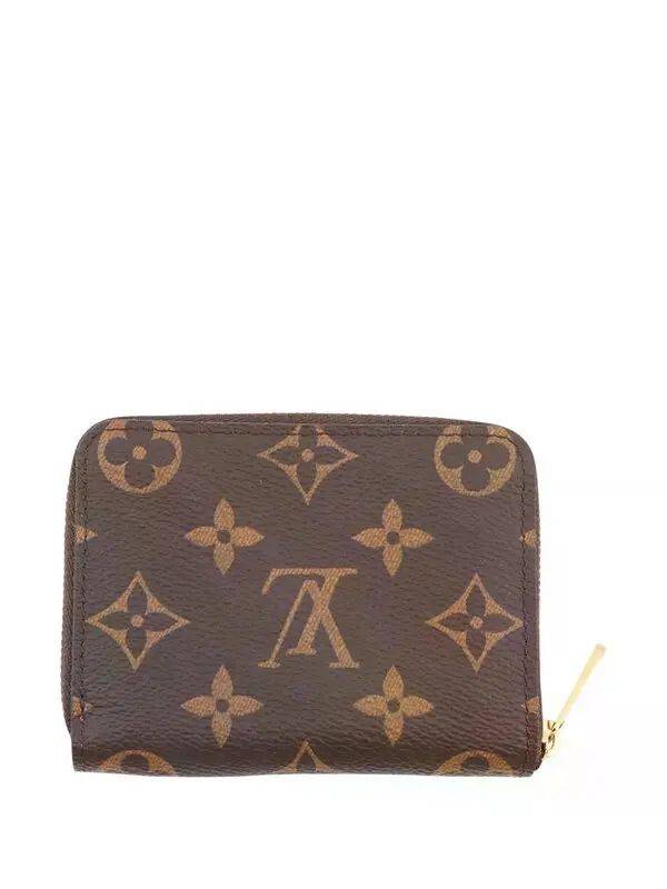 LOUIS VUITTON 2000-2026 Monogram Zippy Coin Pouch - Brown