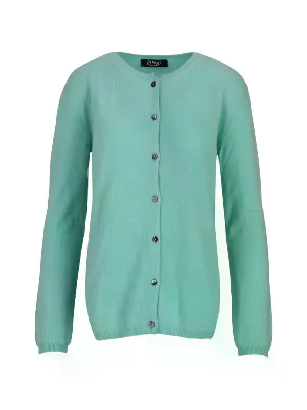 LA ROSE Button-fastening Cardigan - Green