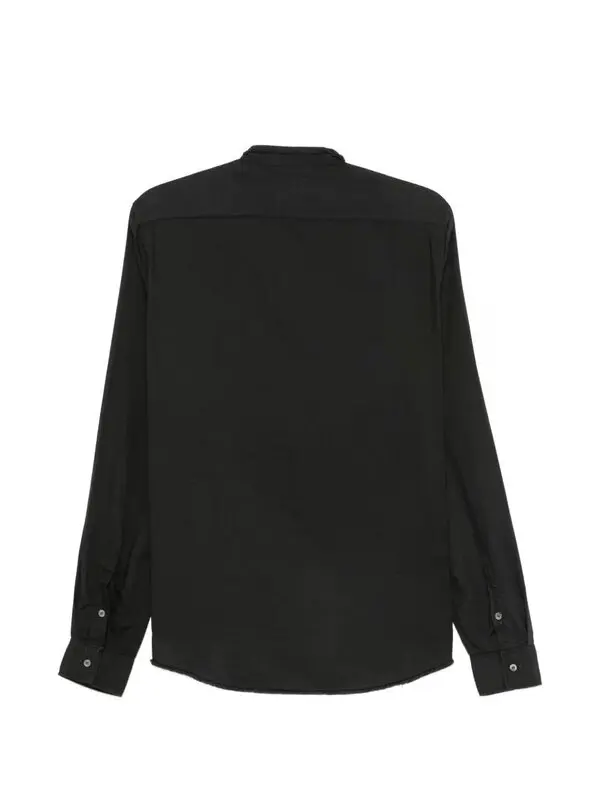 DONDUP Frayed Mandarin-collar Shirt