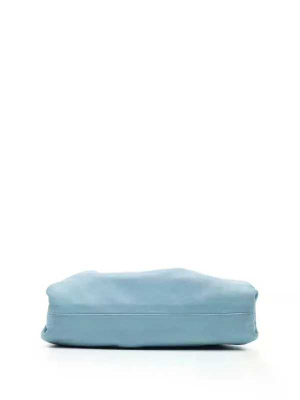 Bottega Veneta Lambskin Mini Pouch Crossbody Bag - Blue