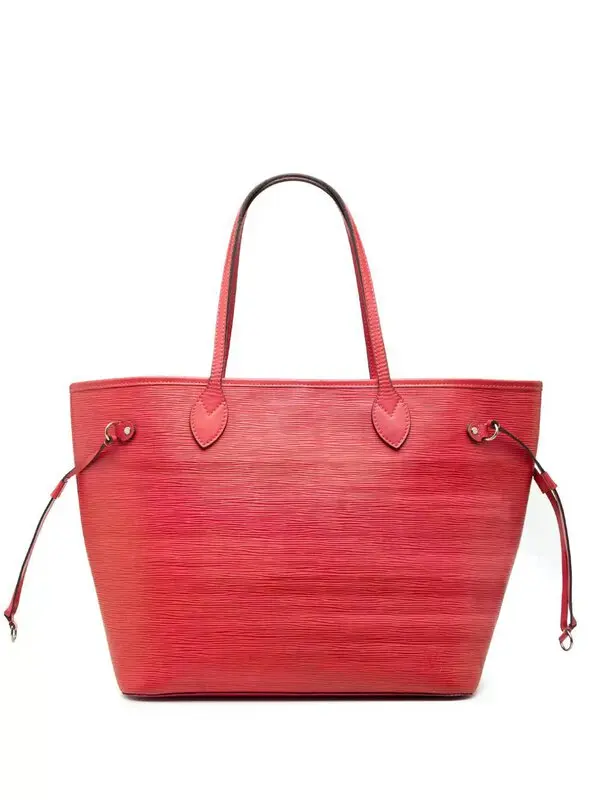 LOUIS VUITTON Epi Neverfull Mm Tote Bag - Red