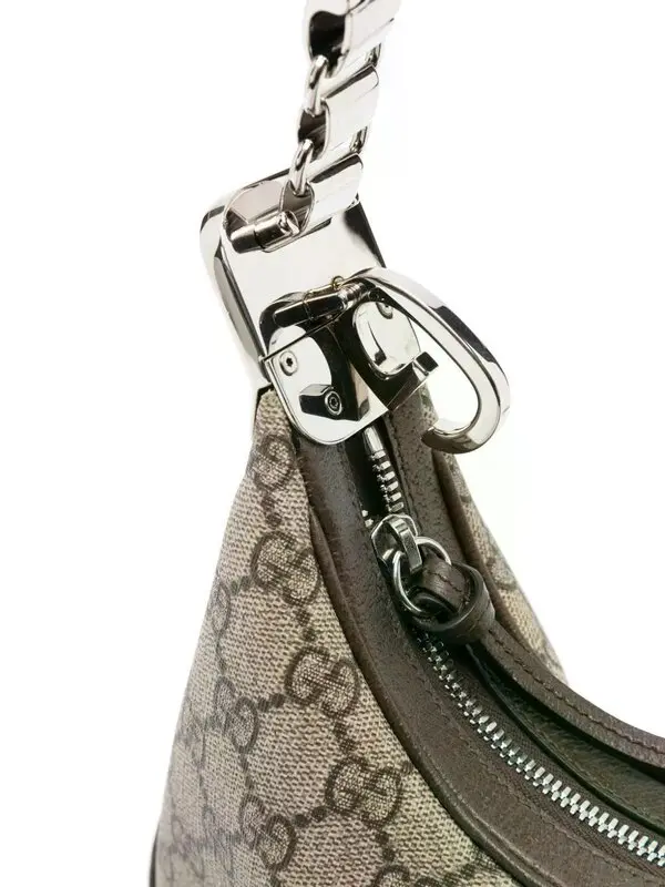 Gucci Small Attache Shoulder Bag - Neutrals