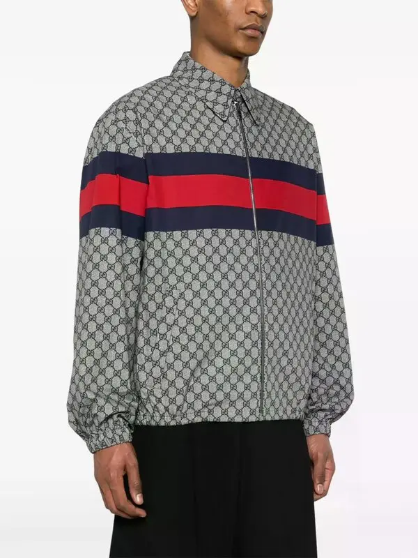 Gucci Gg Supreme Cotton Bomber Jacket