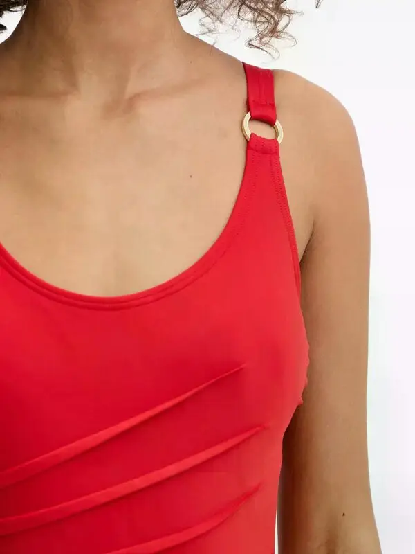 Dkny Pleated Ring Detail Swimsuit
