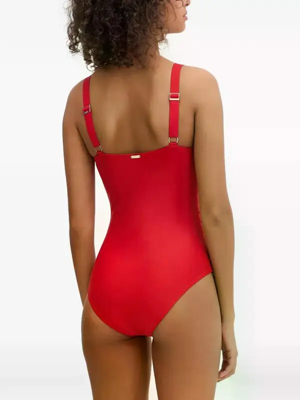 Dkny Pleated Ring Detail Swimsuit