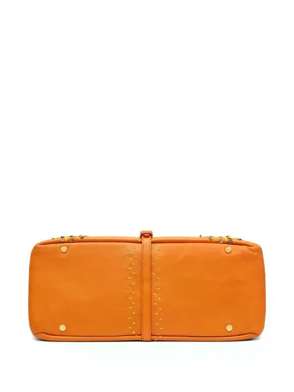 JIMMY CHOO Tulita Embroidered Top Handle Bag