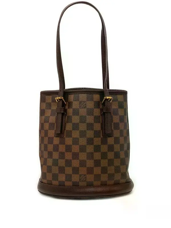 LOUIS VUITTON Damier Ebene Marais Bucket Bag