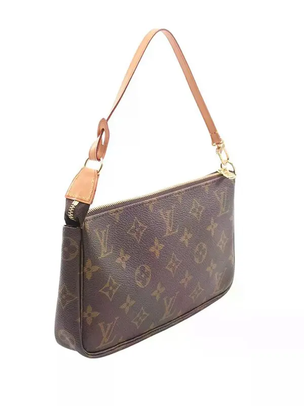 LOUIS VUITTON Monogram Pochette Accessoires Shoulder Bag - Brown