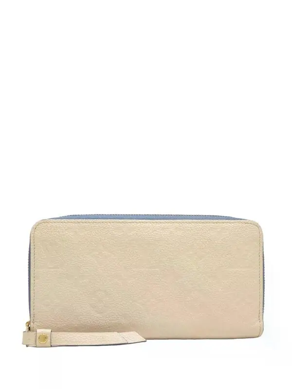 LOUIS VUITTON 2019 Monogram Empreinte Zippy Wallet Long Wallets - Neutrals