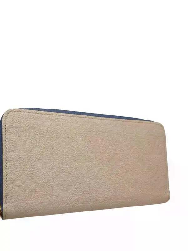 LOUIS VUITTON 2019 Monogram Empreinte Zippy Wallet Long Wallets - Neutrals