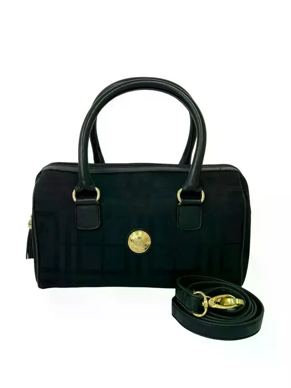 Burberry Haymarket Check Canvas Satchel