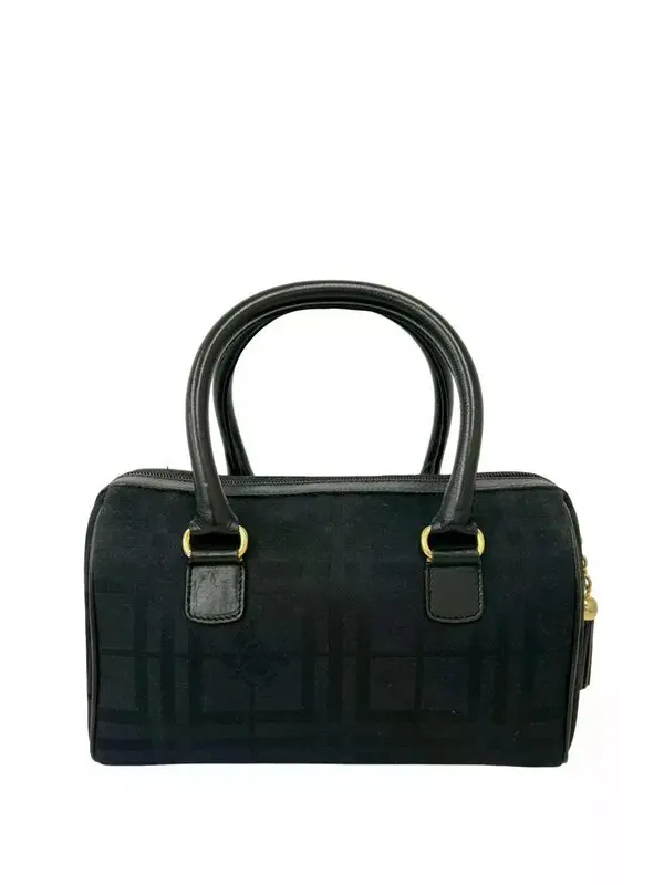 Burberry Haymarket Check Canvas Satchel