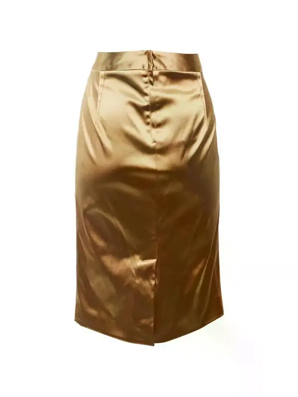 Dolce & Gabbana Satin Pencil Skirt