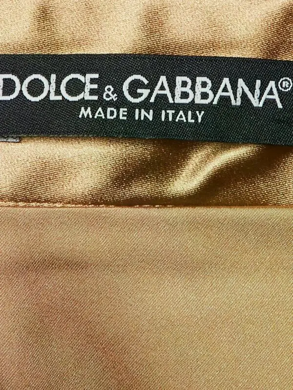 Dolce & Gabbana Satin Pencil Skirt
