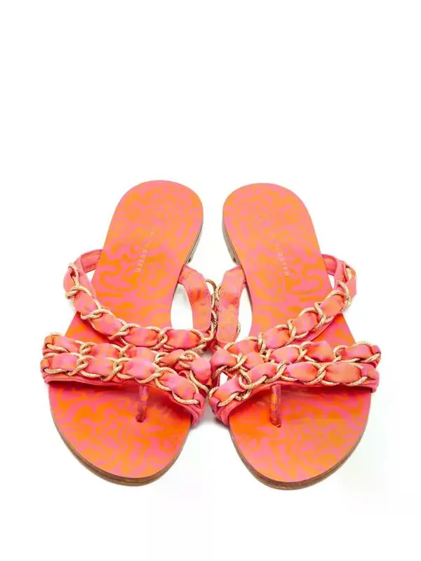 SOPHIA WEBSTER Chain-link Flat Sandals